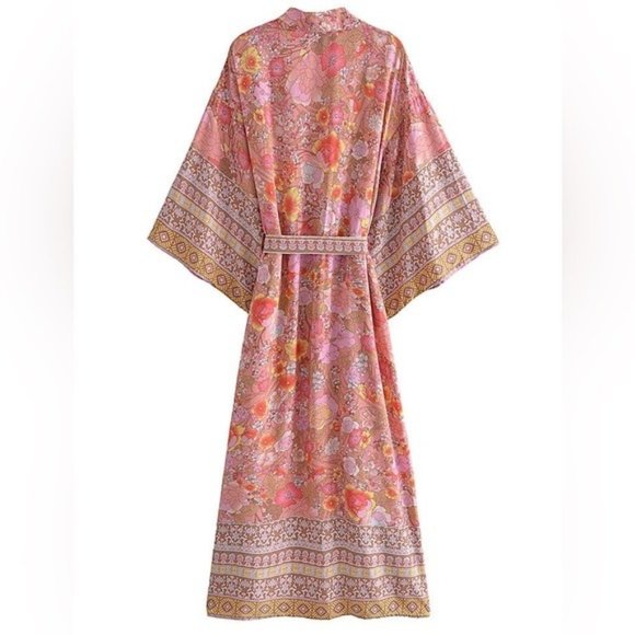Rock Springs Clothing | Kimonos & Yukatas | New Boho Floral Maxi 0 ...